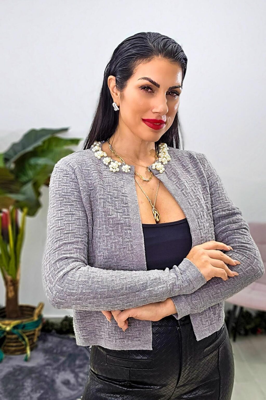 PEARL JACKET - Strass2